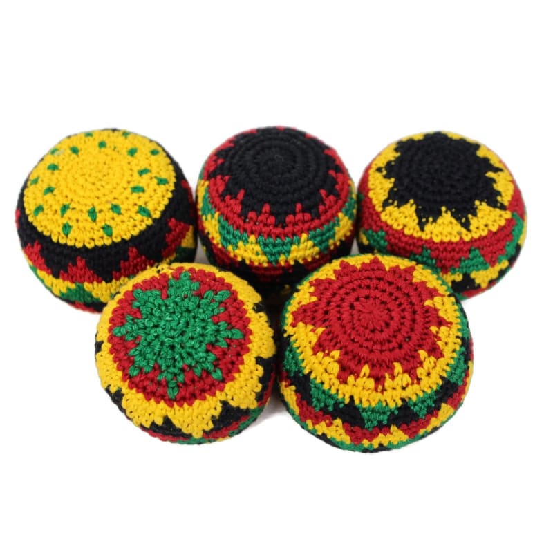 Hacky Sacks - Juggling Balls: Rasta Foot Bag Magic Stress Balls ...
